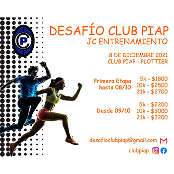 DESAFÍO CLUB PIAP - Corredor Promedio