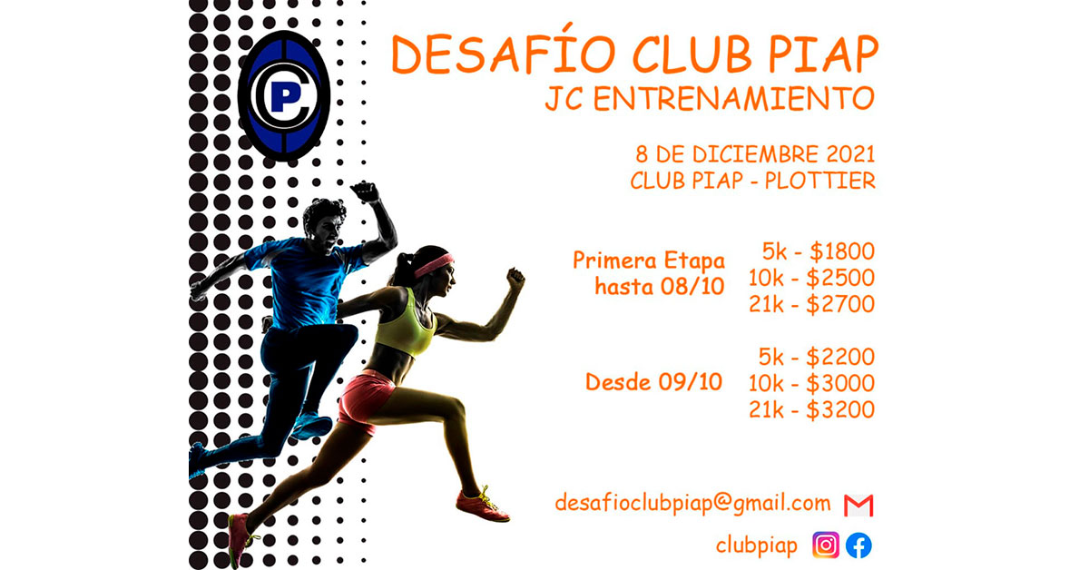DESAFÍO CLUB PIAP - Corredor Promedio