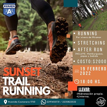 SUNSET TRAIL RUNNING - Corredor Promedio
