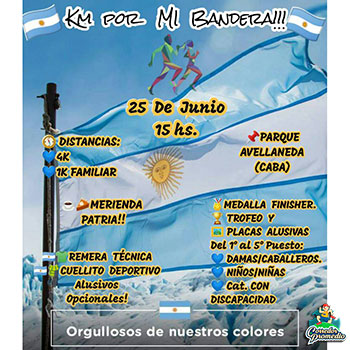 KM POR MI BANDERA - Corredor Promedio