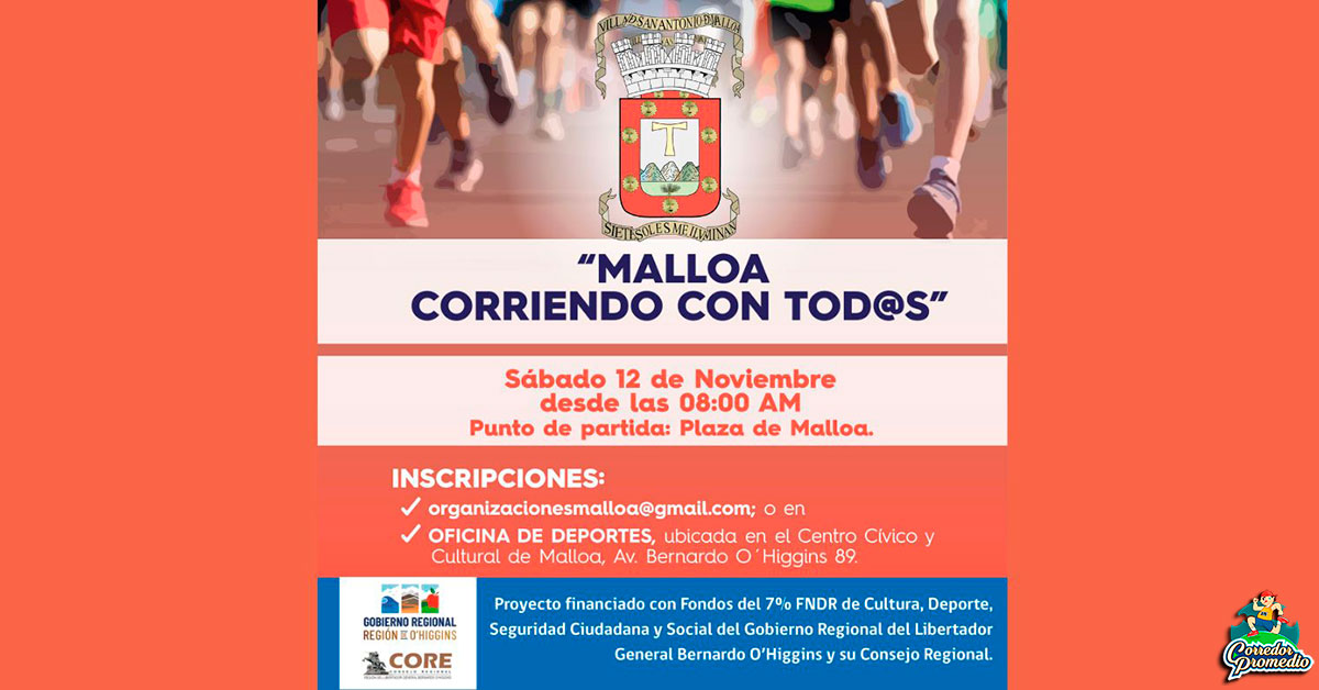 MALLOA CORRIENDO CON TOD@S - Corredor Promedio