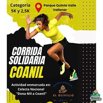 CORRIDA SOLIDARIA COANIL - Corredor Promedio