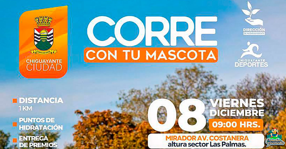 CORRE CON TU MASCOTA - Corredor Promedio