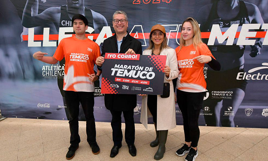 Lanzamiento oficial del Maratón de Temuco 2024 - Corredor Promedio Lanzamiento oficial del Maratón de Temuco 2024 - Corredor Promedio